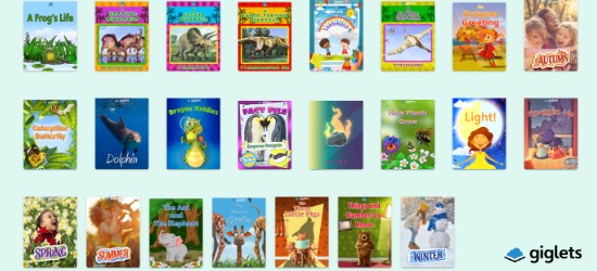 Engelske barnebøker fra Giglets i Polylino - ILT Education