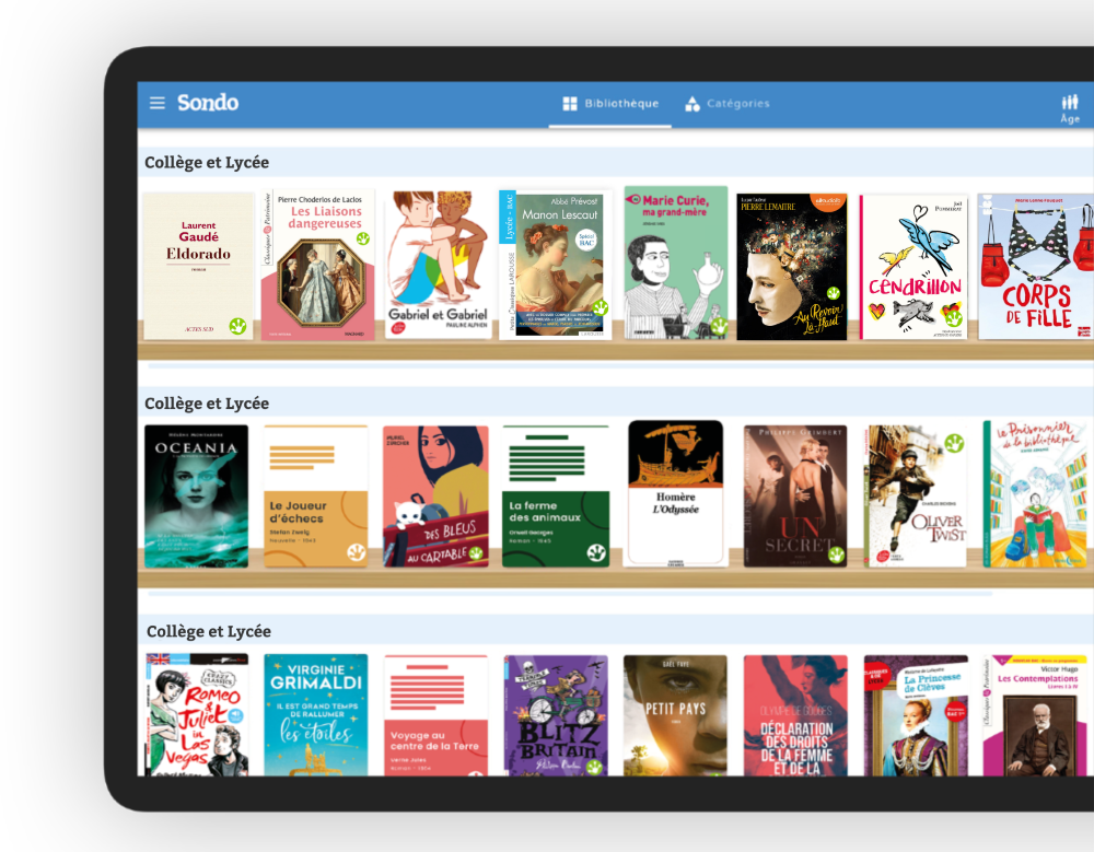 Les lycées adoptent SONDO pour faire lire tous leurs élèves ! - MOBiDYS