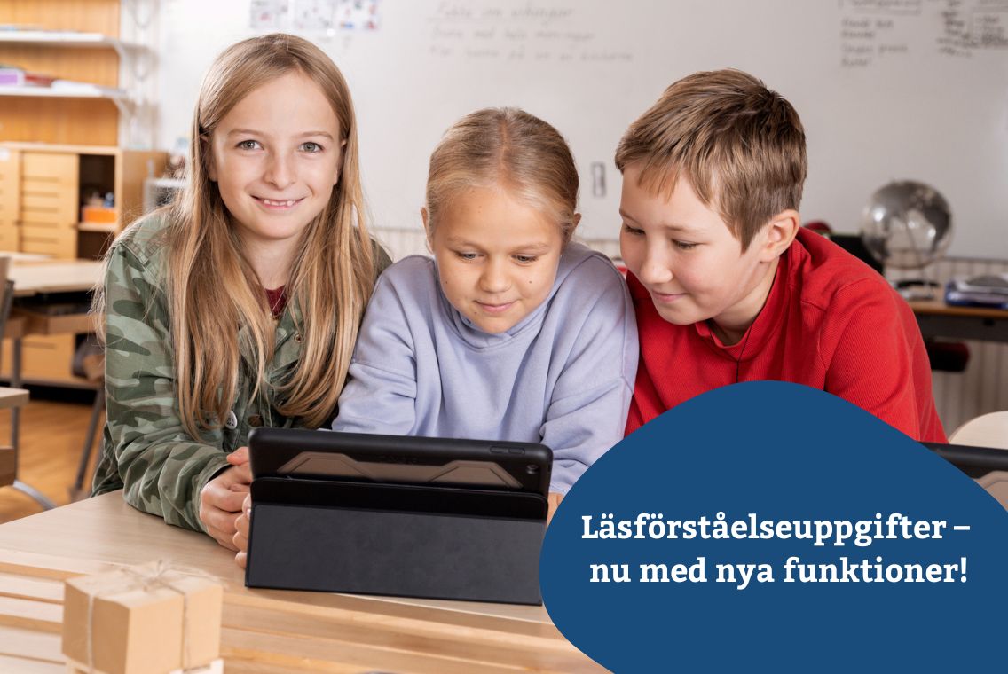 Utökade möjligheter med läsförståelseuppgifter - ILT Education