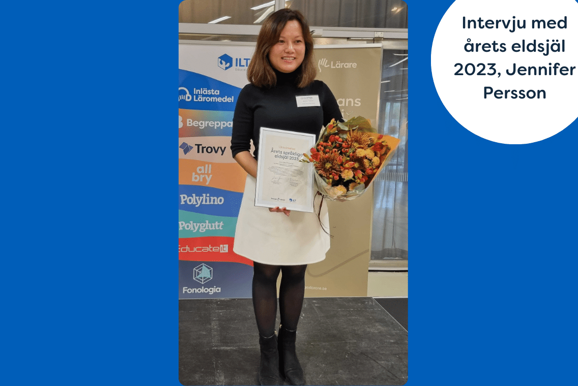 Intervju med årets språkliga eldsjäl 2023, Jennifer Persson. - ILT ...